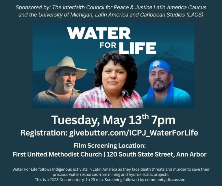Water for Life – Interfaith Council for Peace & Justice